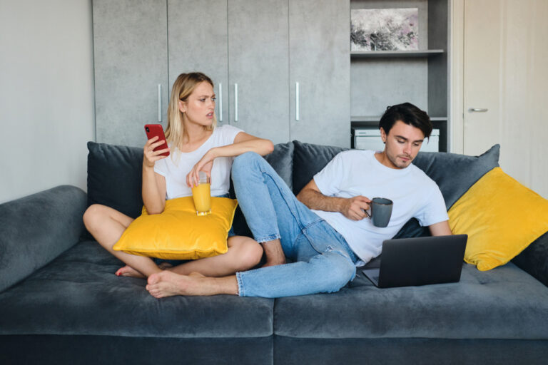 6 Signs He's Texting Another Girl And Trying To Hide It