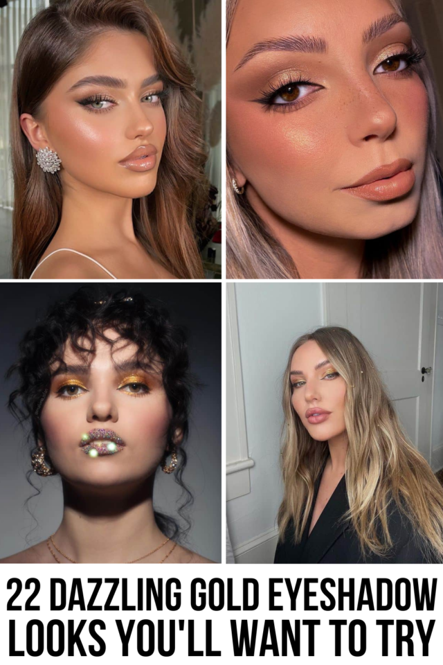 22 Dazzling Gold Eyeshadow Looks You'll Want to Try