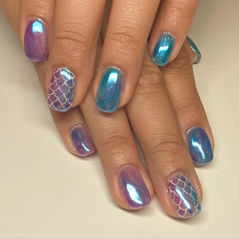 23 Mesmerizing Mermaid Nails To Make A Splash At The Beach