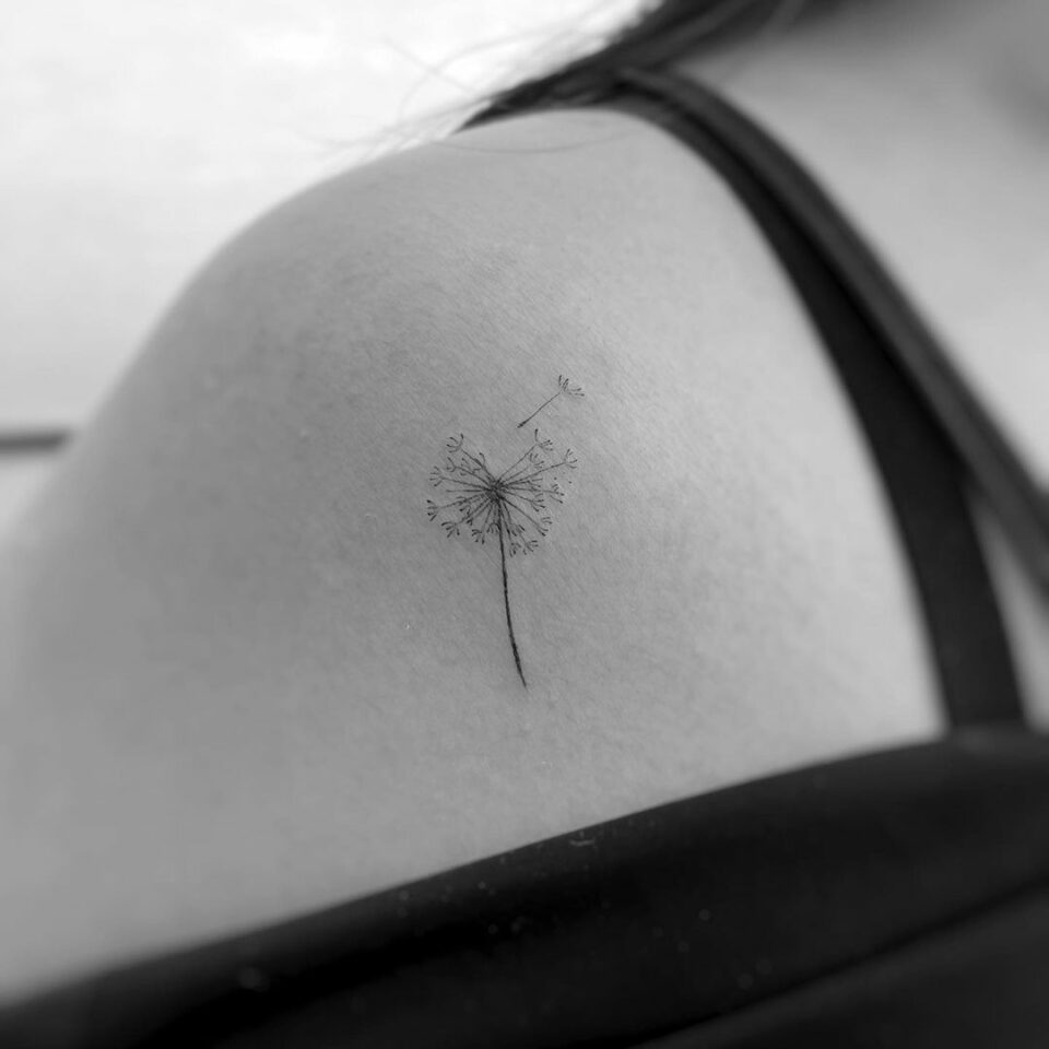 20 Adorable Dandelion Tattoo Ideas To Give You Hope and Strength