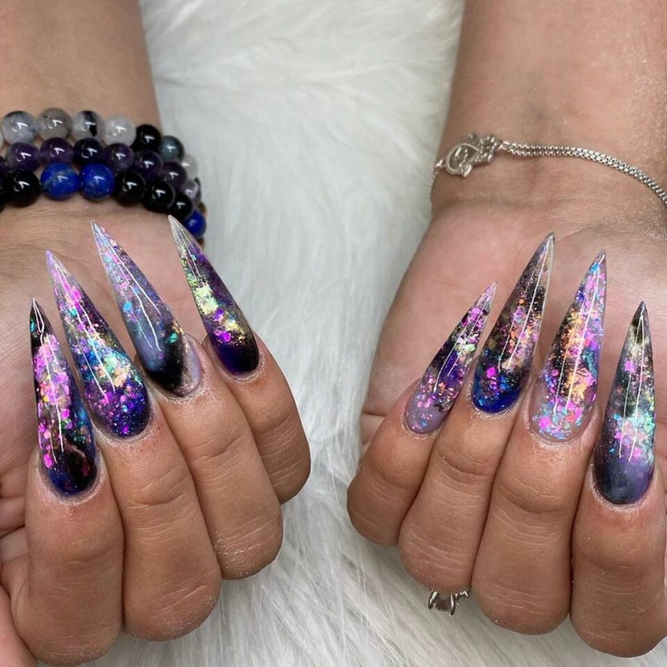 24 Astonishing Galaxy Nails To Feel Like You're In Outer Space