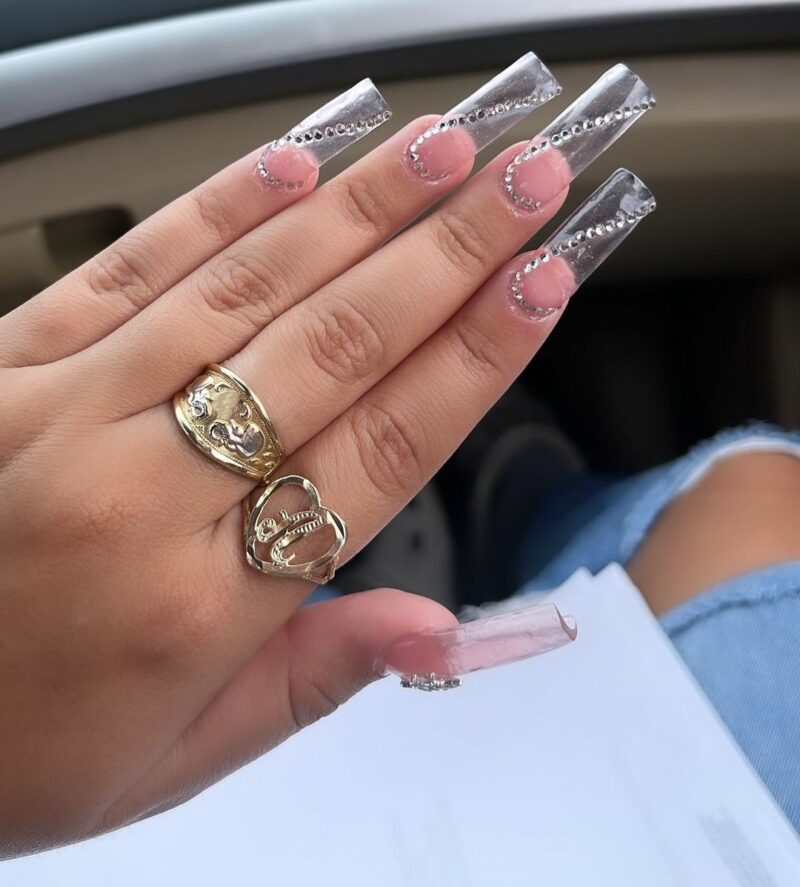 20 Clear Nail Designs That Are Clearly Fabulous