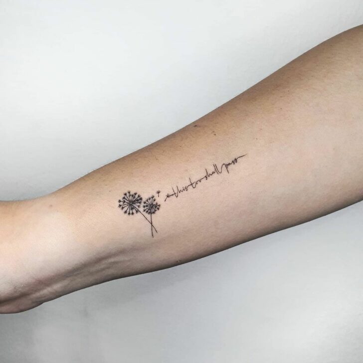 20 Adorable Dandelion Tattoo Ideas To Give You Hope and Strength