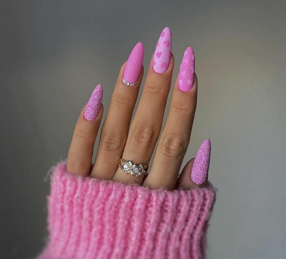 20 Prettiest Pink Nails To Add Color To Your Look