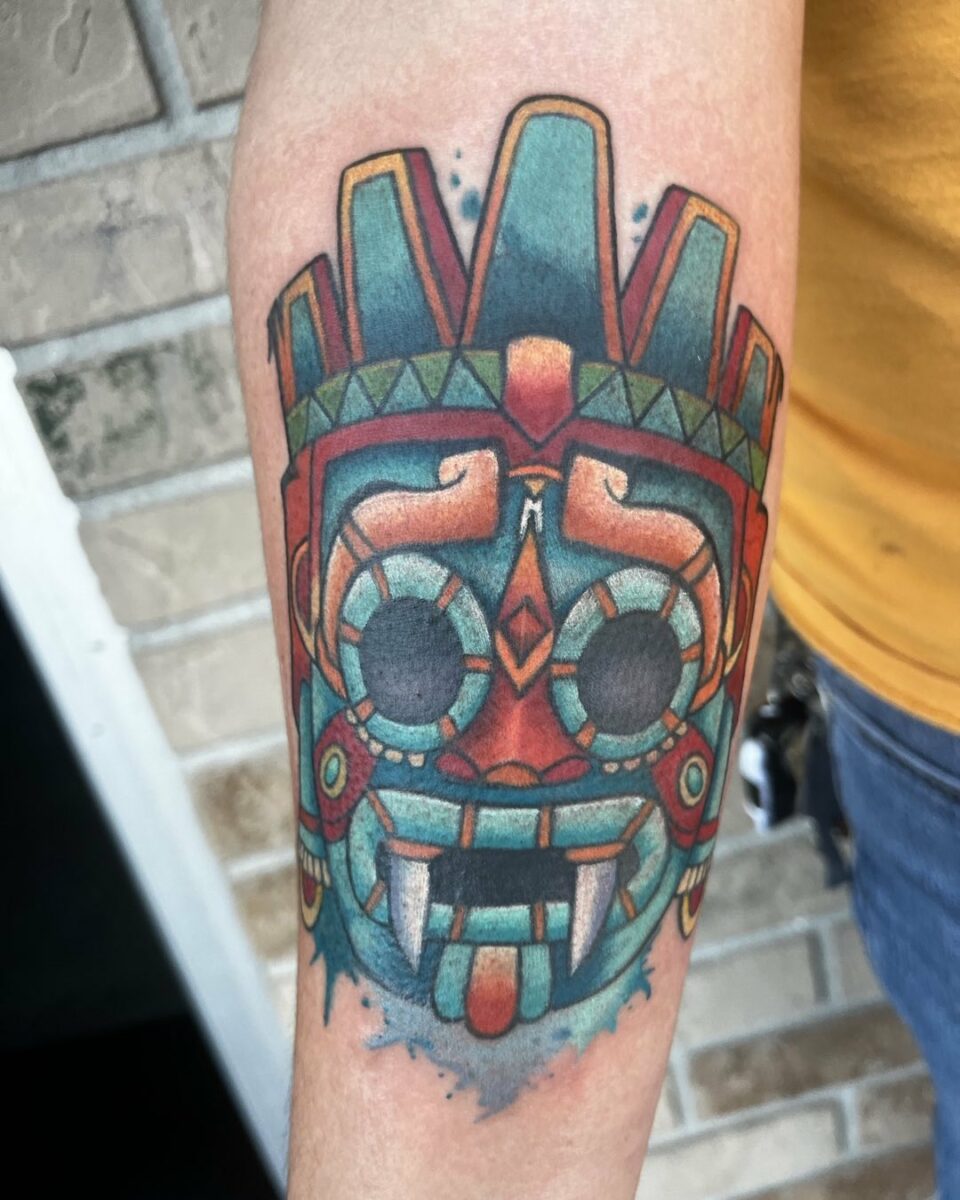 20 Awesome Aztec Tattoos That Will Steal Your Heart