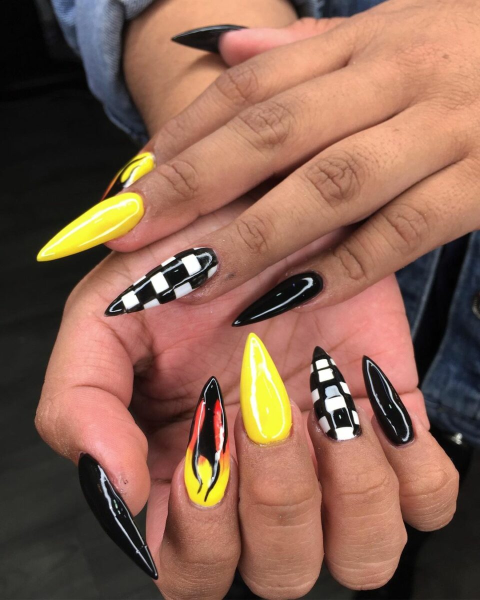 20 Vibrant Yellow Nails To Have Your Moment In The Sun