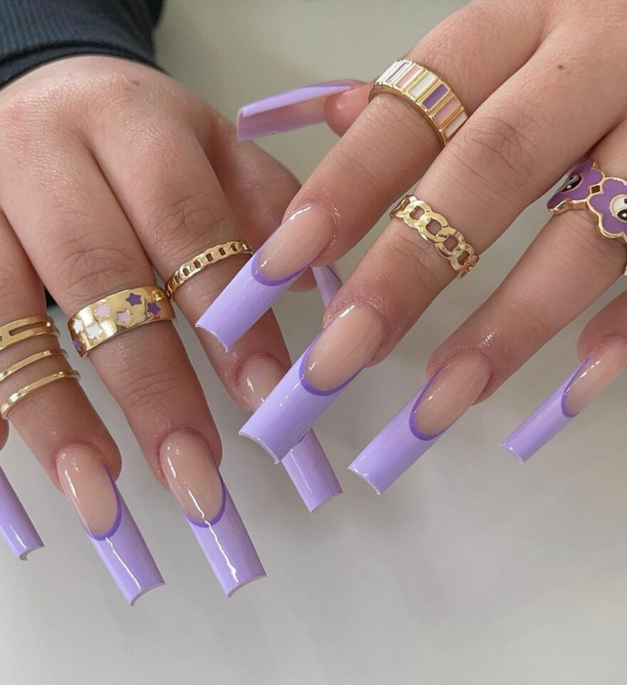 20 Creative Ideas To Get The Hottest Purple Nails