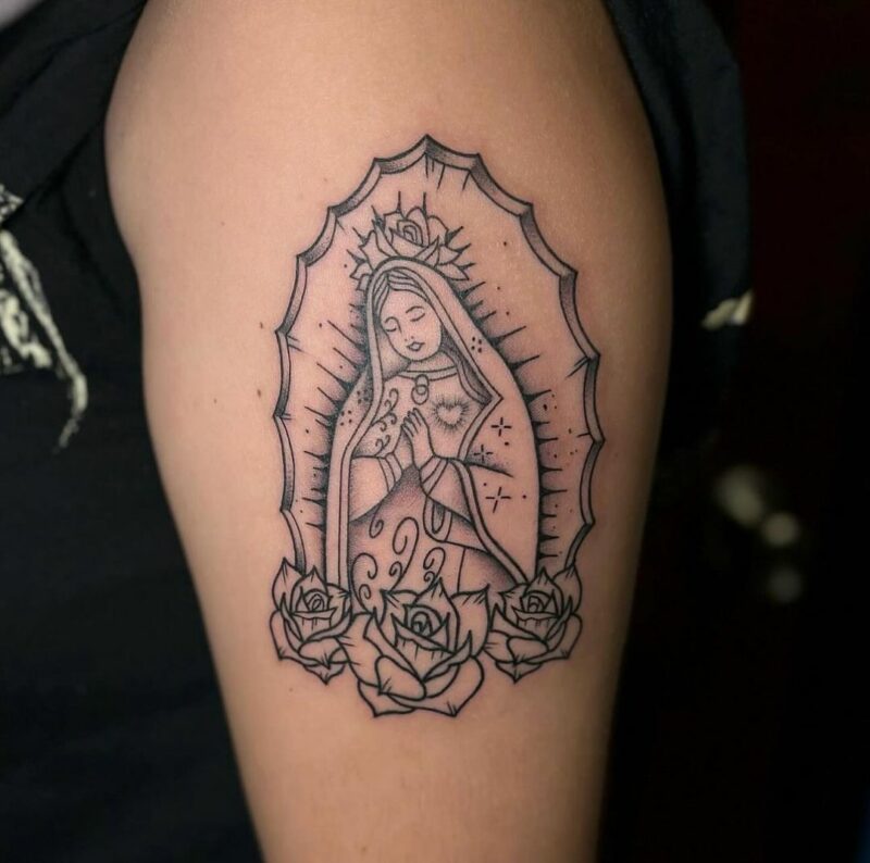 20 Beautiful Virgin Mary Tattoo Ideas For Your Next Ink