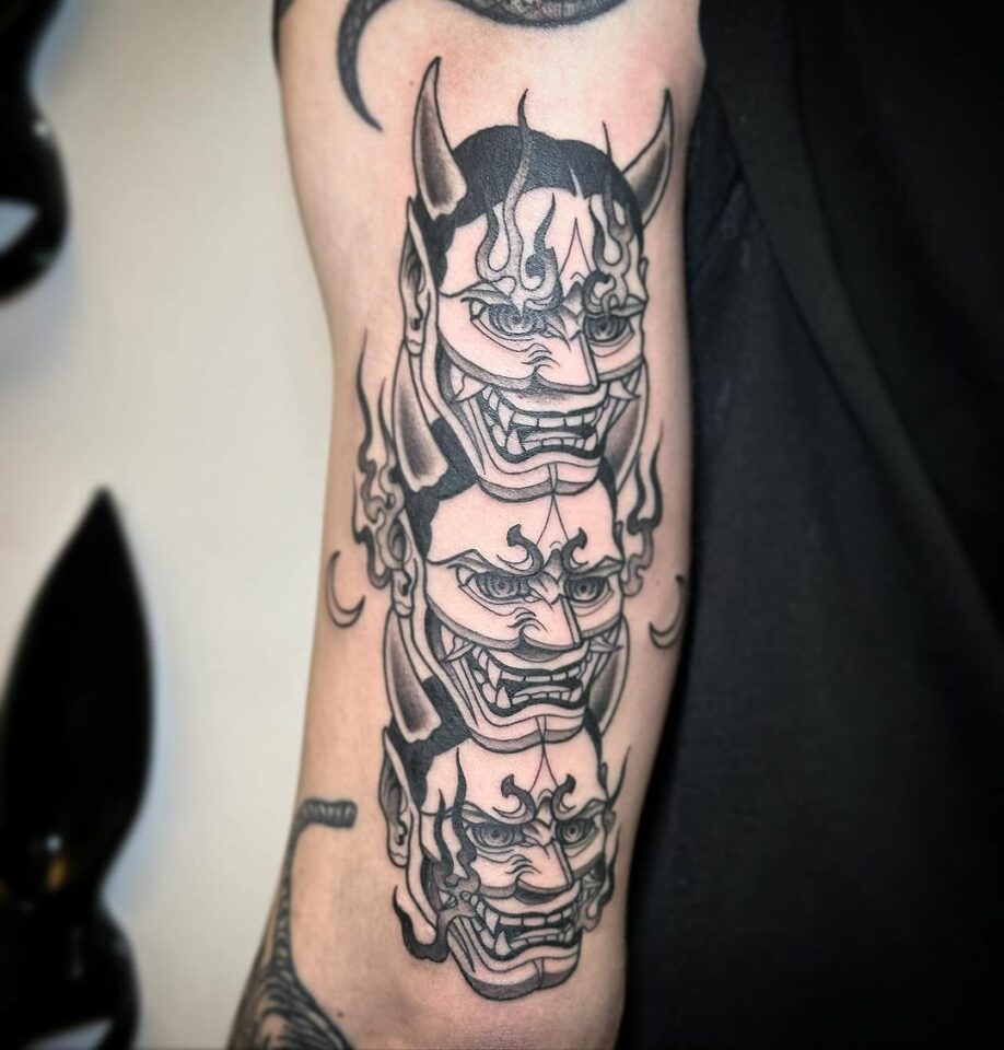 20 Powerful Oni Tattoo Designs To Unleash Your Inner Demon