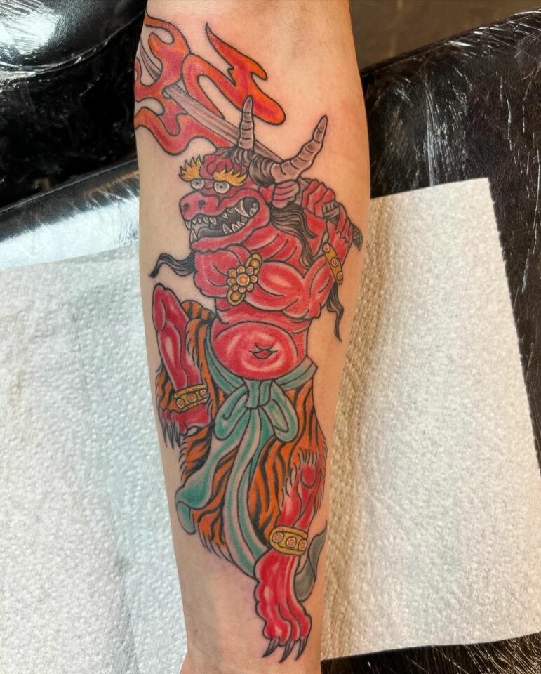 20 Powerful Oni Tattoo Designs To Unleash Your Inner Demon