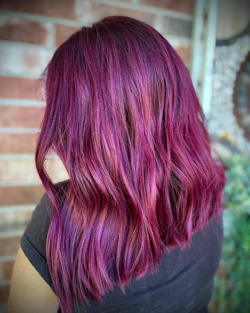 24 Magical Red Purple Hair Ideas For 2024