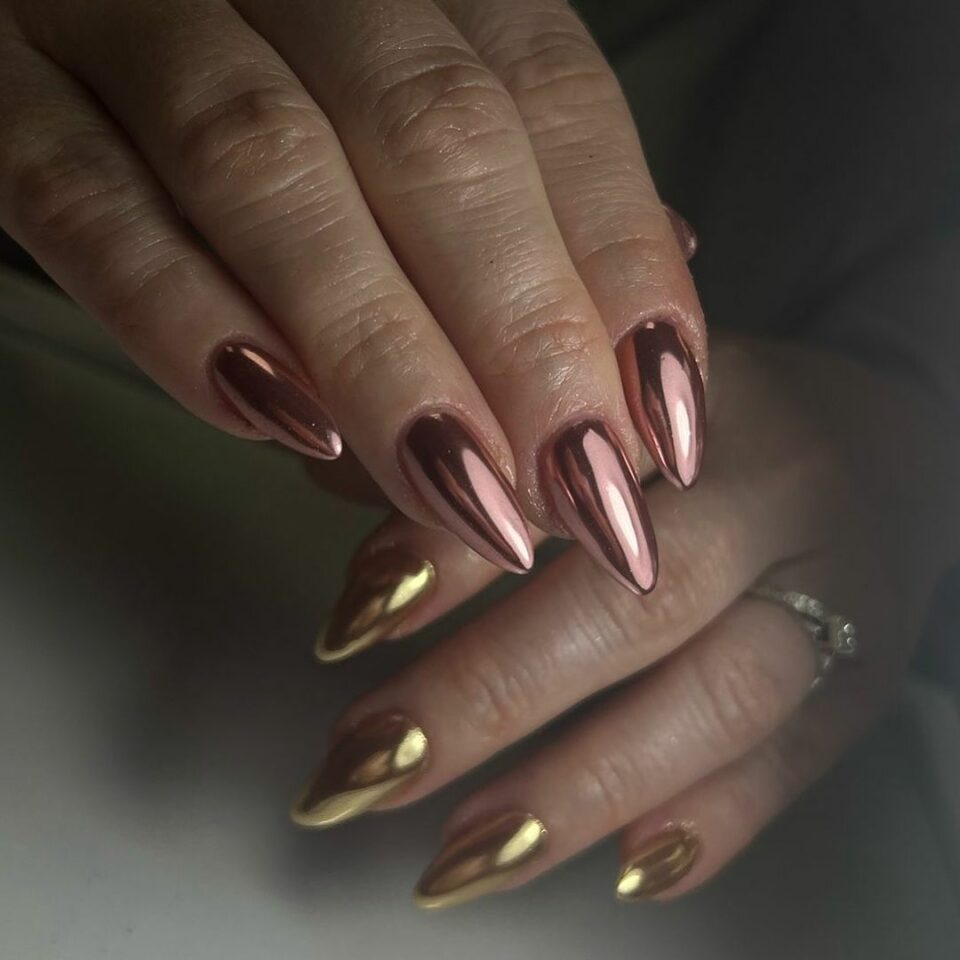 20 Stunning Rose Gold Nails To Elevate Your Manicure Game