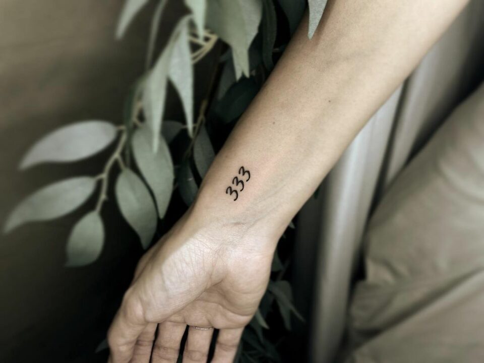 20 Exciting 333 Tattoo Ideas To Make You Chase Your Goals