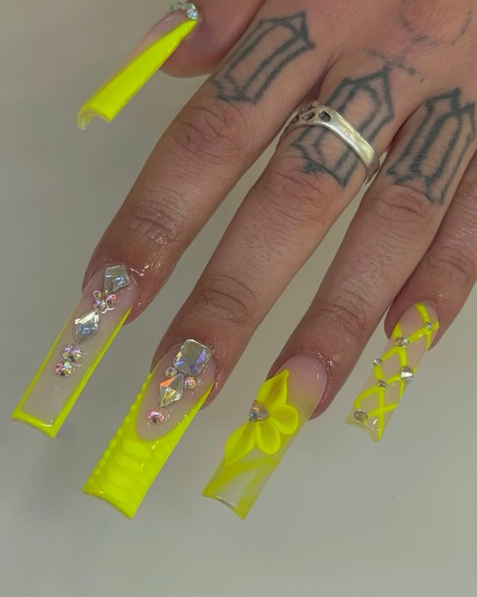 20 Hypnotic Neon Nail Ideas To Glow Brighter Than Ever