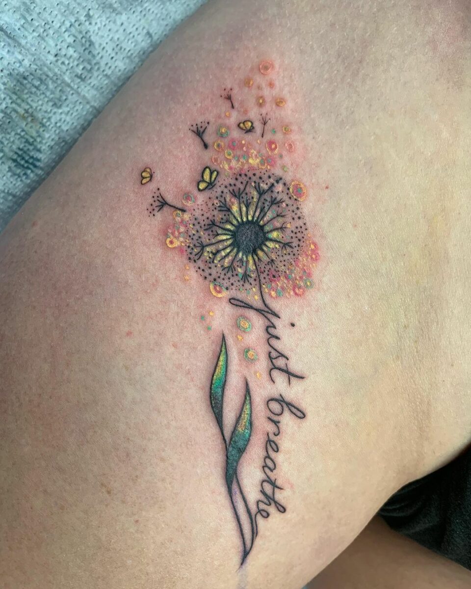 20 Adorable Dandelion Tattoo Ideas To Give You Hope and Strength