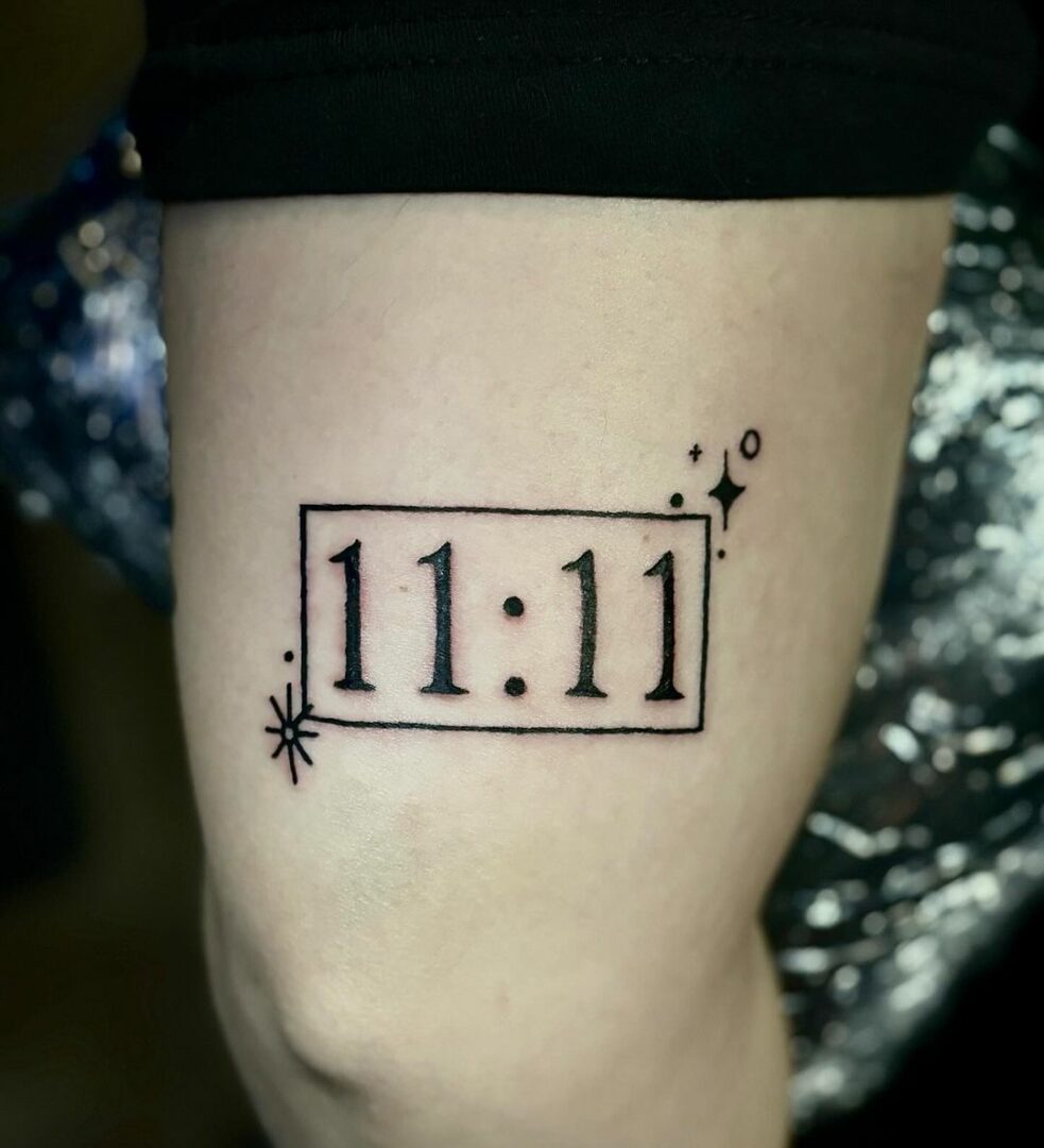 20 Beautiful 11:11 Tattoo Ideas To Manifest Your Dreams