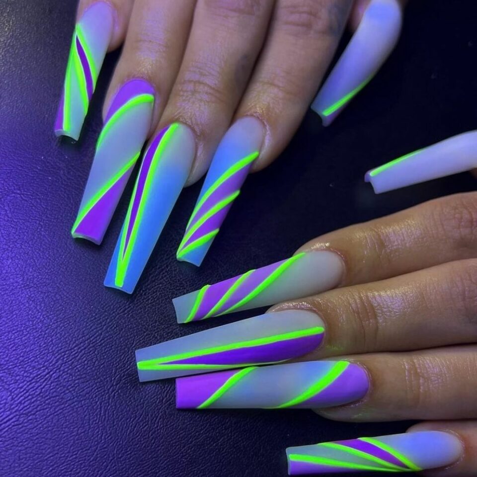 20 Creative Ideas To Get The Hottest Purple Nails