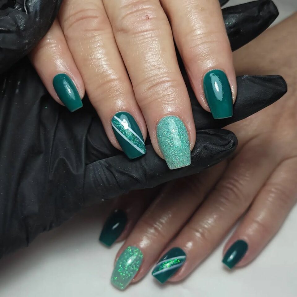 20 Green Nail Designs To Make Everyone Green With Envy