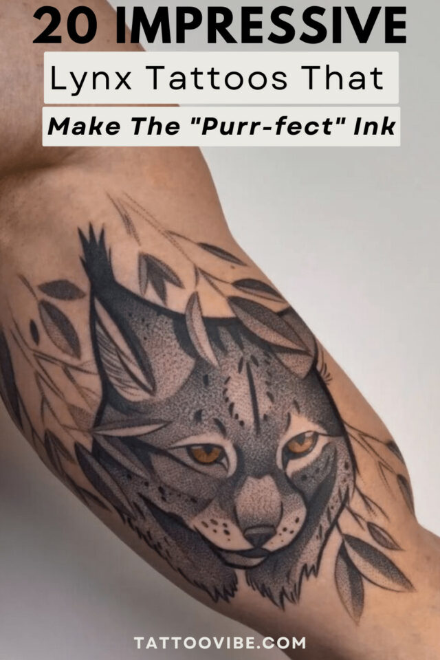 20 Impressive Lynx Tattoos That Make The "Purr-fect" Ink