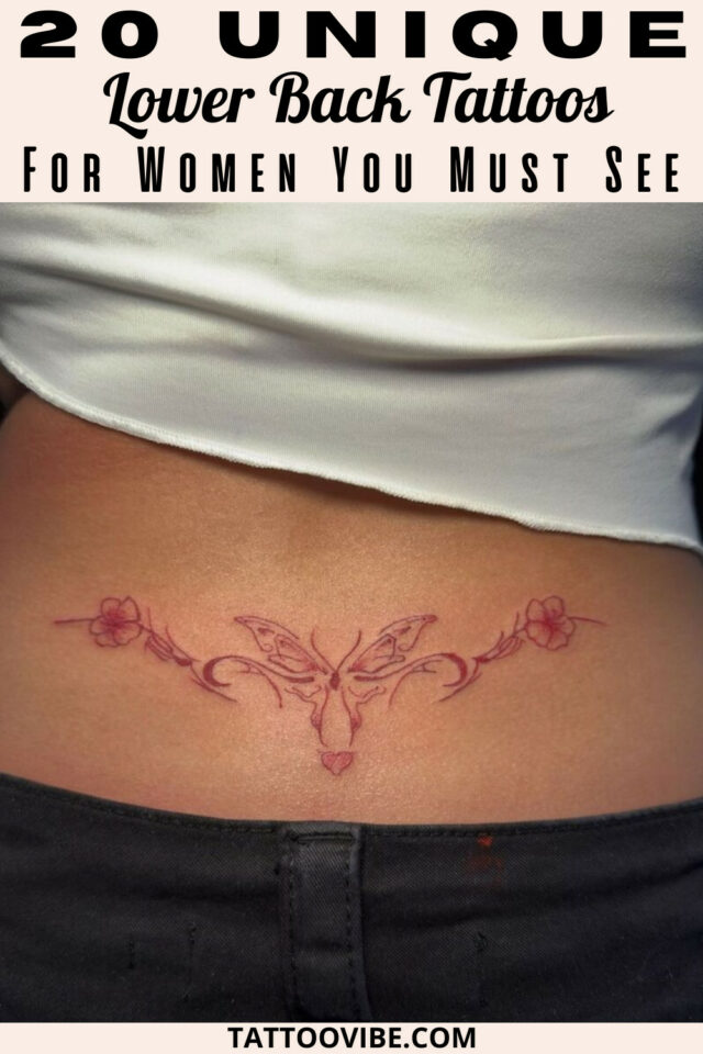 20 Unique Lower Back Tattoos For Women You Must See