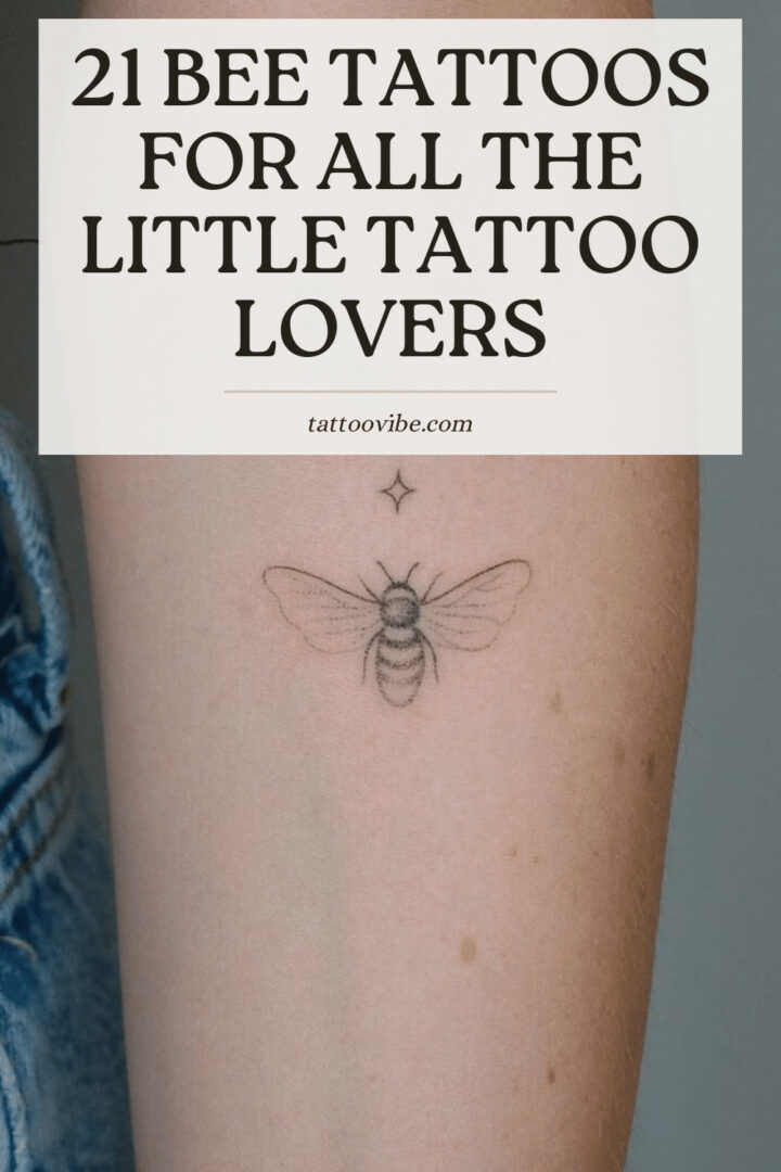 21 Bee Tattoos For All The Little Tattoo Lovers