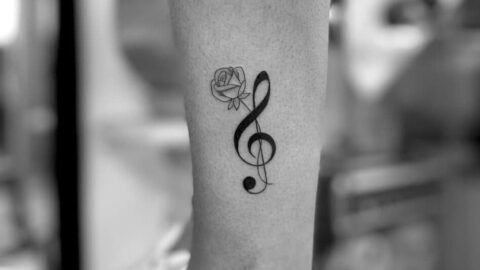 21 Mind-Blowing Music Tattoos That'll Hit The Right Notes