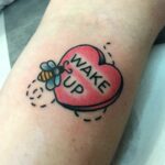 22 Cute Candy Heart Tattoos To Inspire Your Next Ink