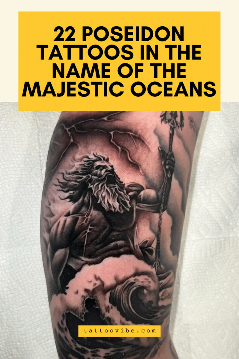 22 Poseidon Tattoos In The Name Of The Majestic Oceans22 Poseidon ...