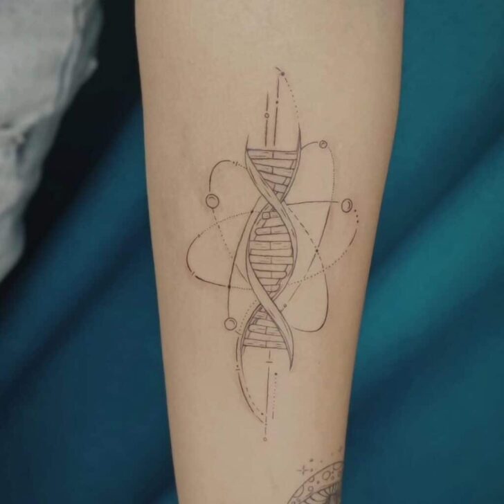 20 Impressive Atomic Tattoo Ideas That'll Blow Your Mind