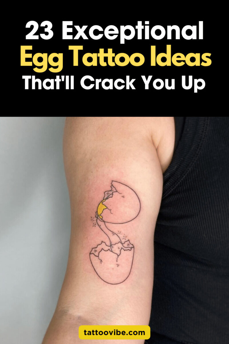 23 Exceptional Egg Tattoo Ideas That'll Crack You Up