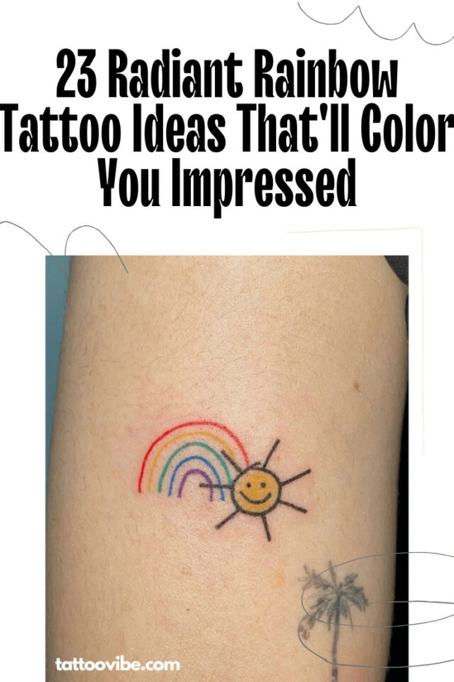23 Radiant Rainbow Tattoo Ideas That'll Color You Impressed