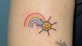 23 Radiant Rainbow Tattoo Ideas That'll Color You Impressed