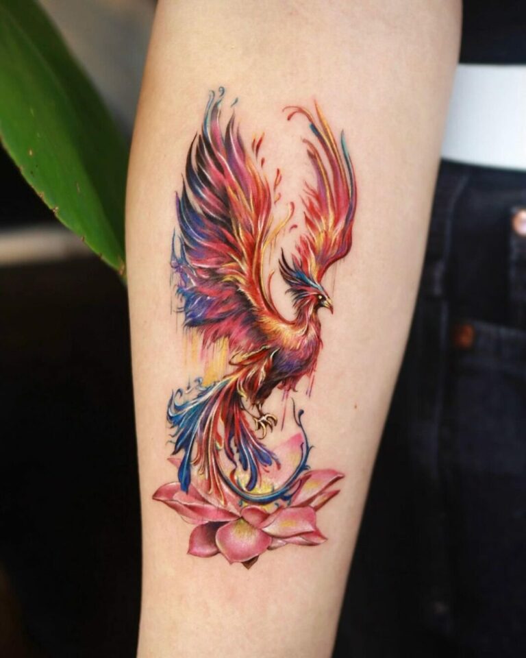 24 Amazing Phoenix Bird Tattoo Designs For A Fresh Start