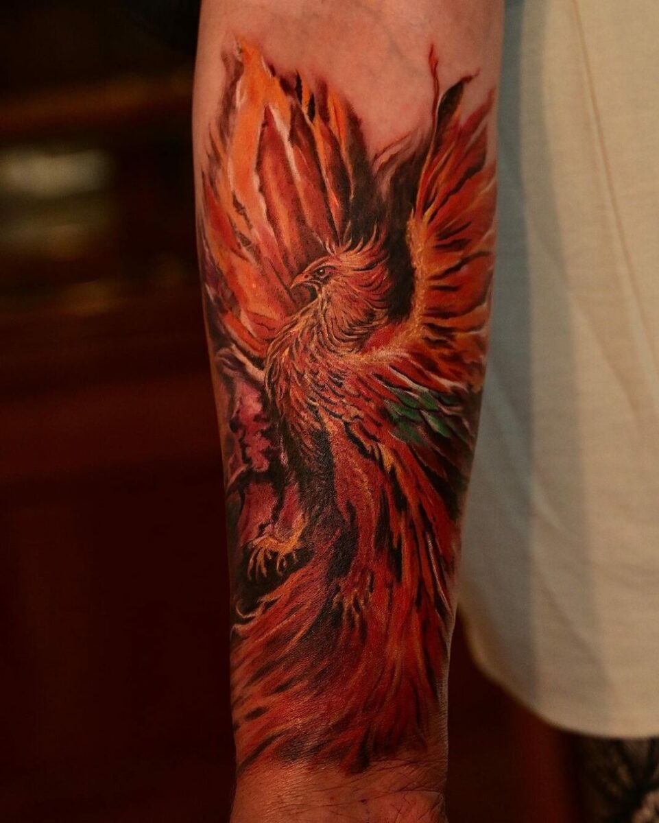 24 Amazing Phoenix Bird Tattoo Designs For A Fresh Start