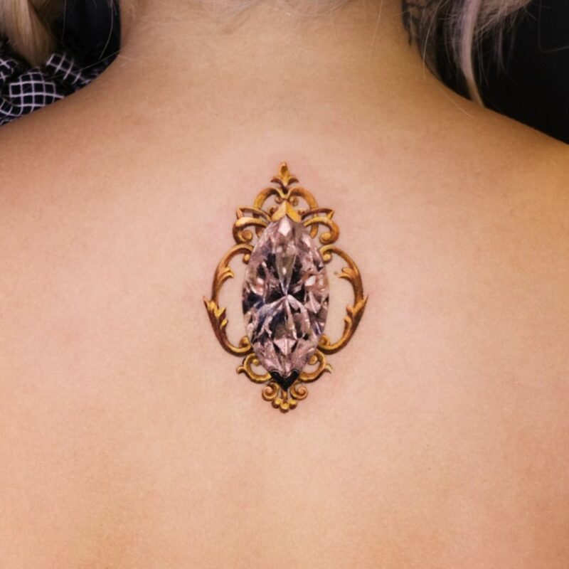 24 Gorgeous Takes On The Stunning Small Diamond Tattoo