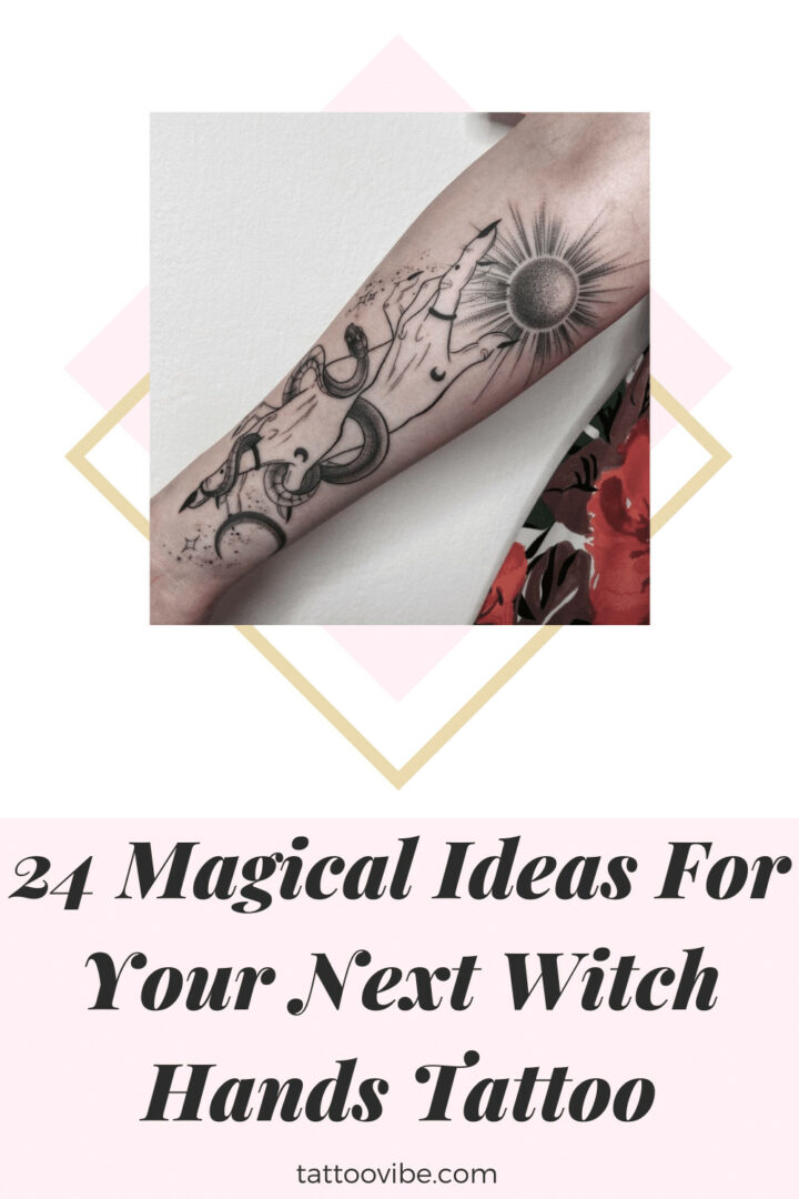 24 Magical Ideas For Your Next Witch Hands Tattoo