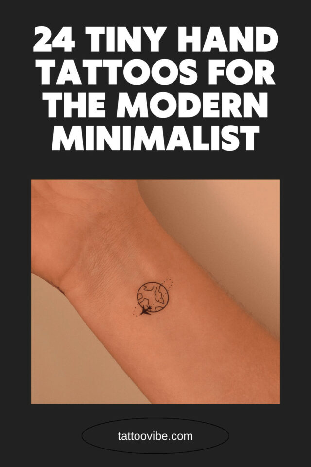 24 Tiny Hand Tattoos For The Modern Minimalist