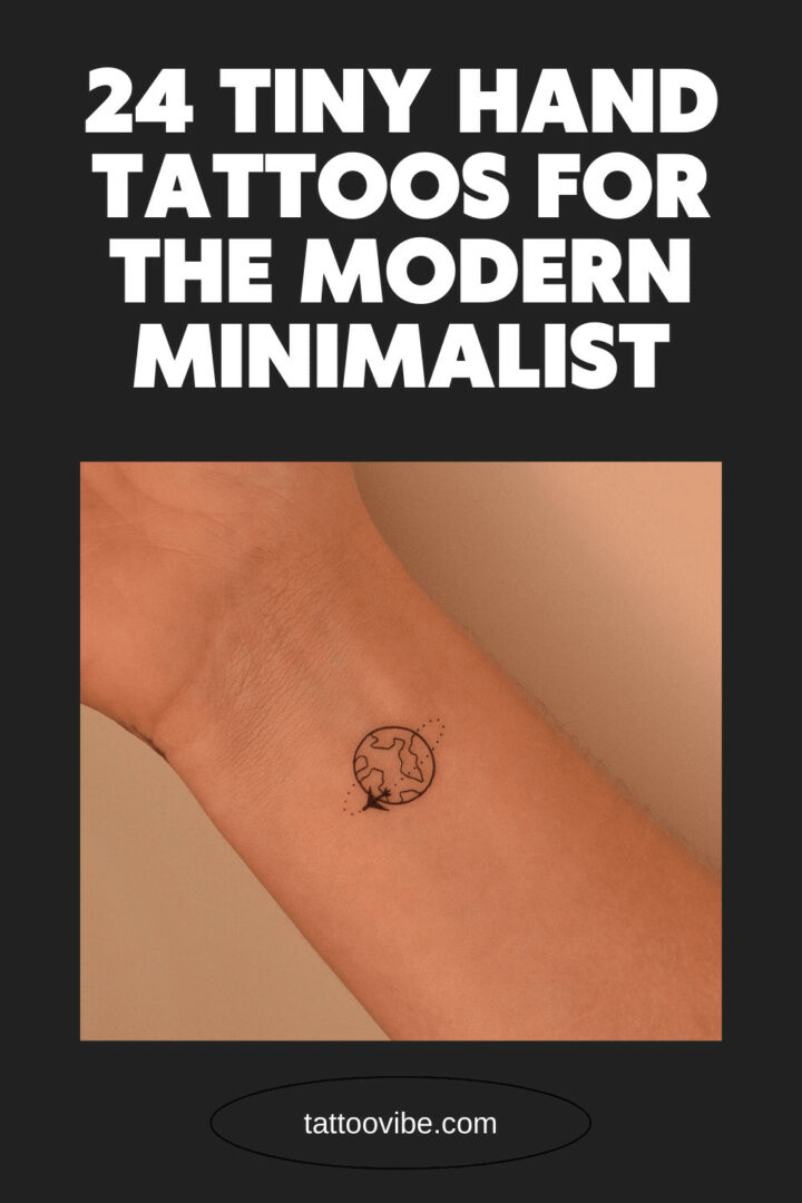 24 Tiny Hand Tattoos For The Modern Minimalist