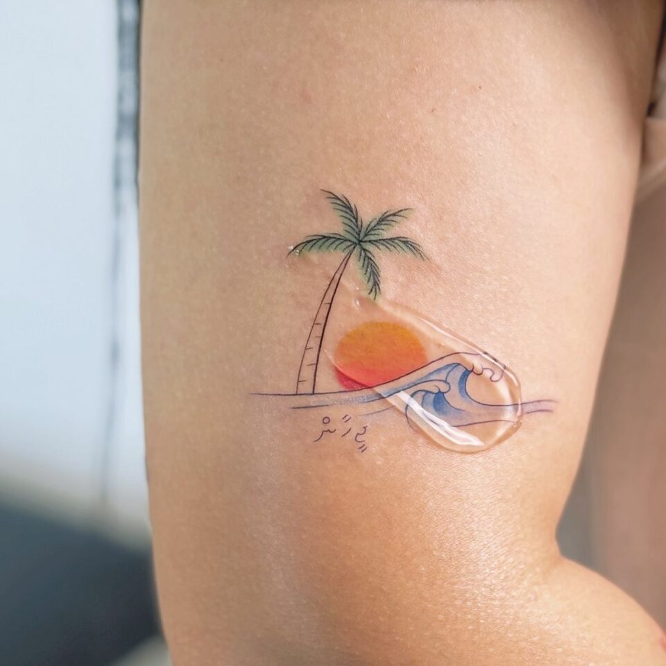 24 Wave And Sun Tattoo Ideas And The Meaning Behind Them