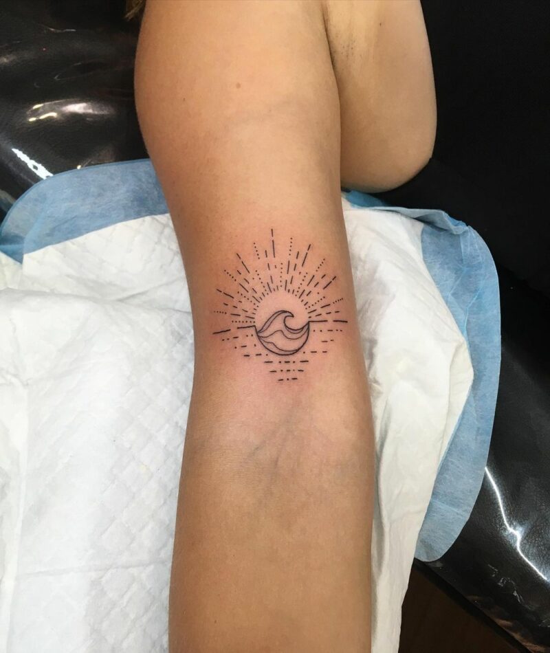 24 Wave And Sun Tattoo Ideas And The Meaning Behind Them
