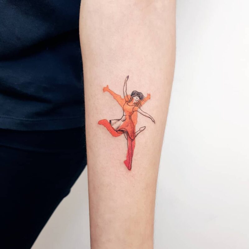25 Decadent Dance Tattoo Designs That Are Truly Works Of Art