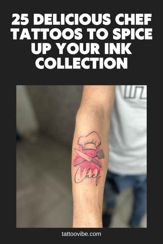 25 Delicious Chef Tattoos To Spice Up Your Ink Collection