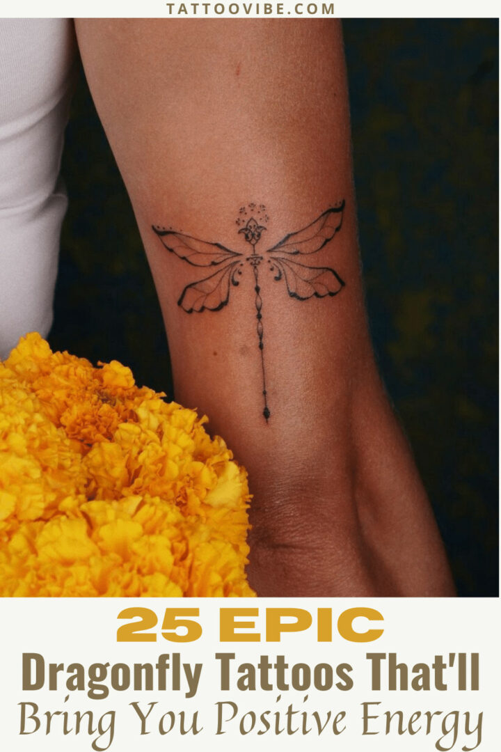 25 Epic Dragonfly Tattoos That'll Bring You Positive Energy