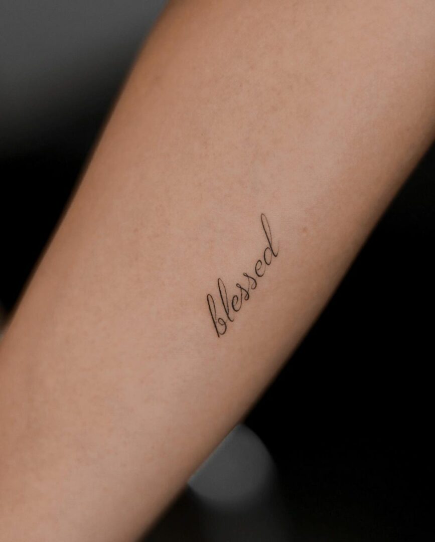 26 One-Word Tattoos That Attest To The Power Of Simplicity