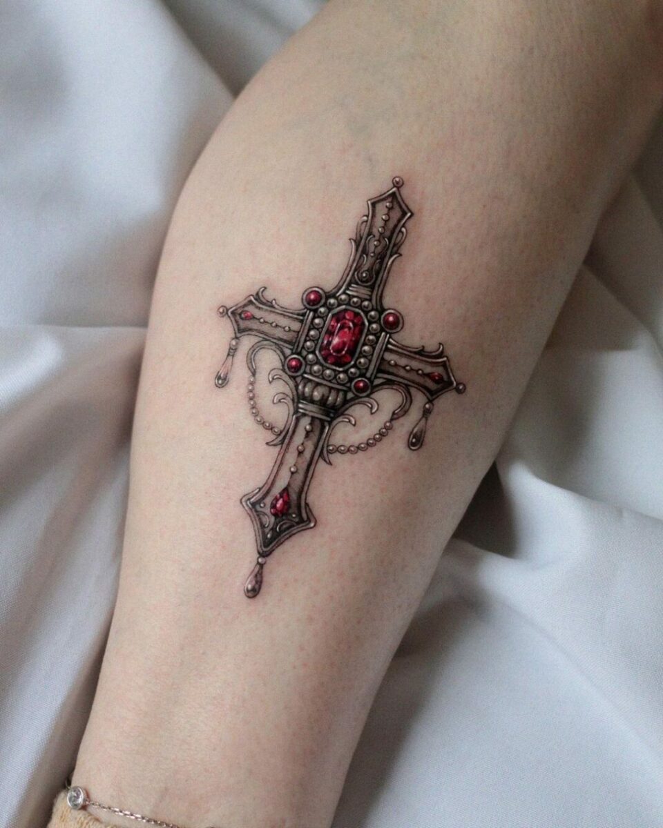 26 Simple Cross Tattoo Designs As An Ode To Your Faith