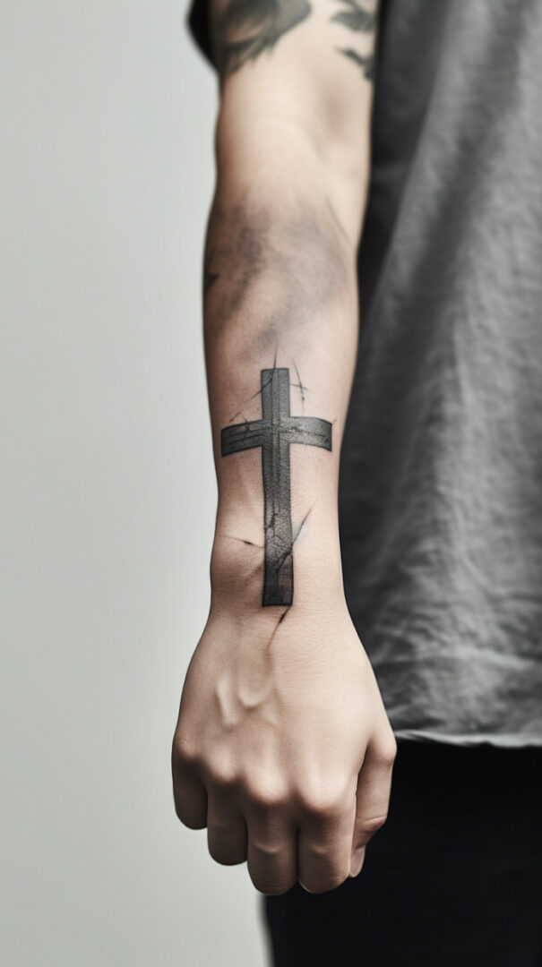 26 Simple Cross Tattoo Designs As An Ode To Your Faith