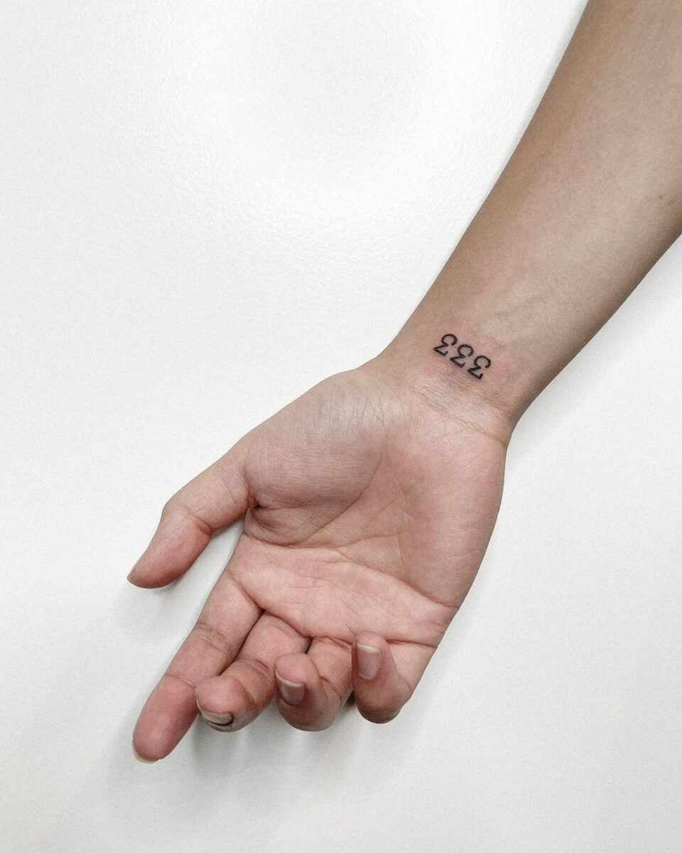 20 Exciting 333 Tattoo Ideas To Make You Chase Your Goals