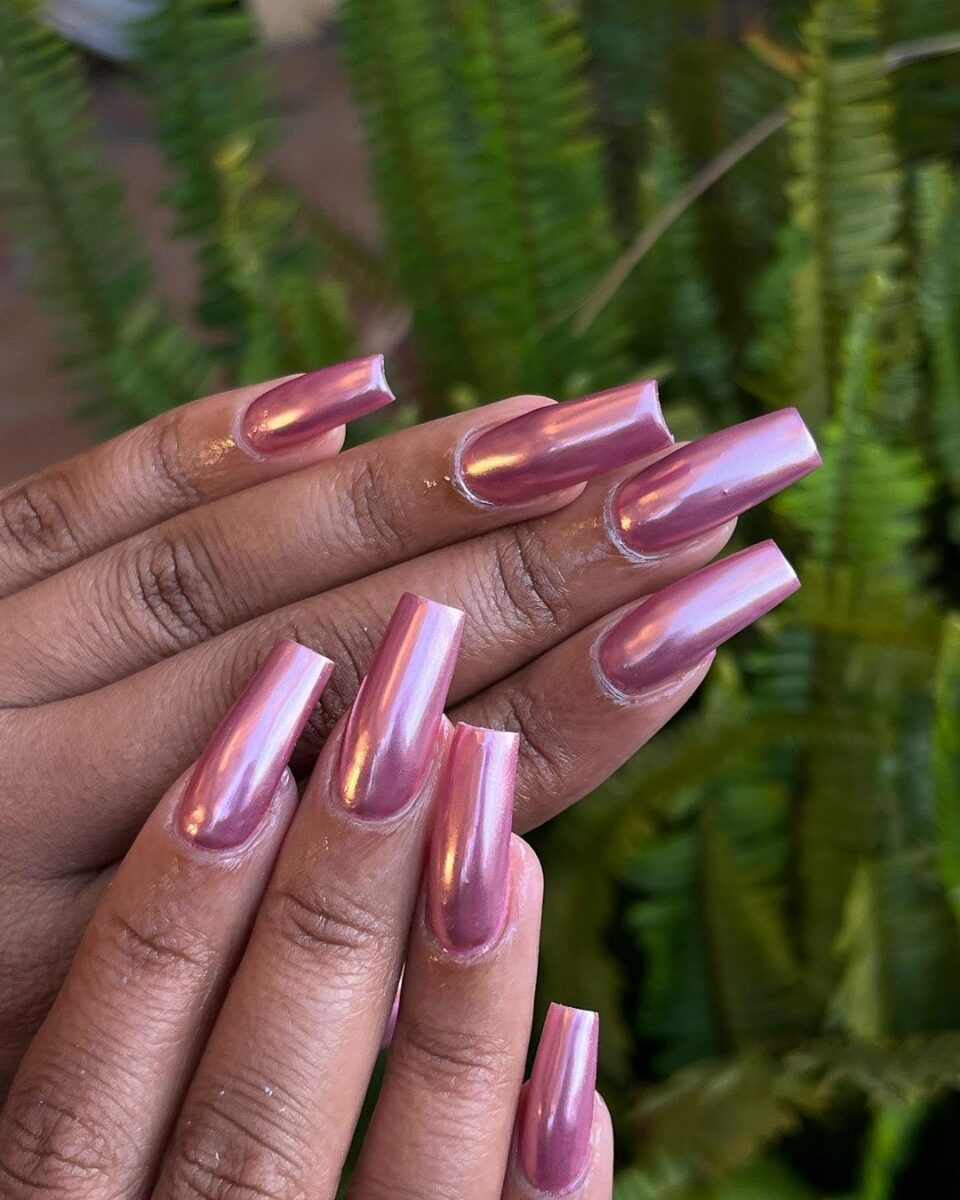 20 Stunning Rose Gold Nails To Elevate Your Manicure Game