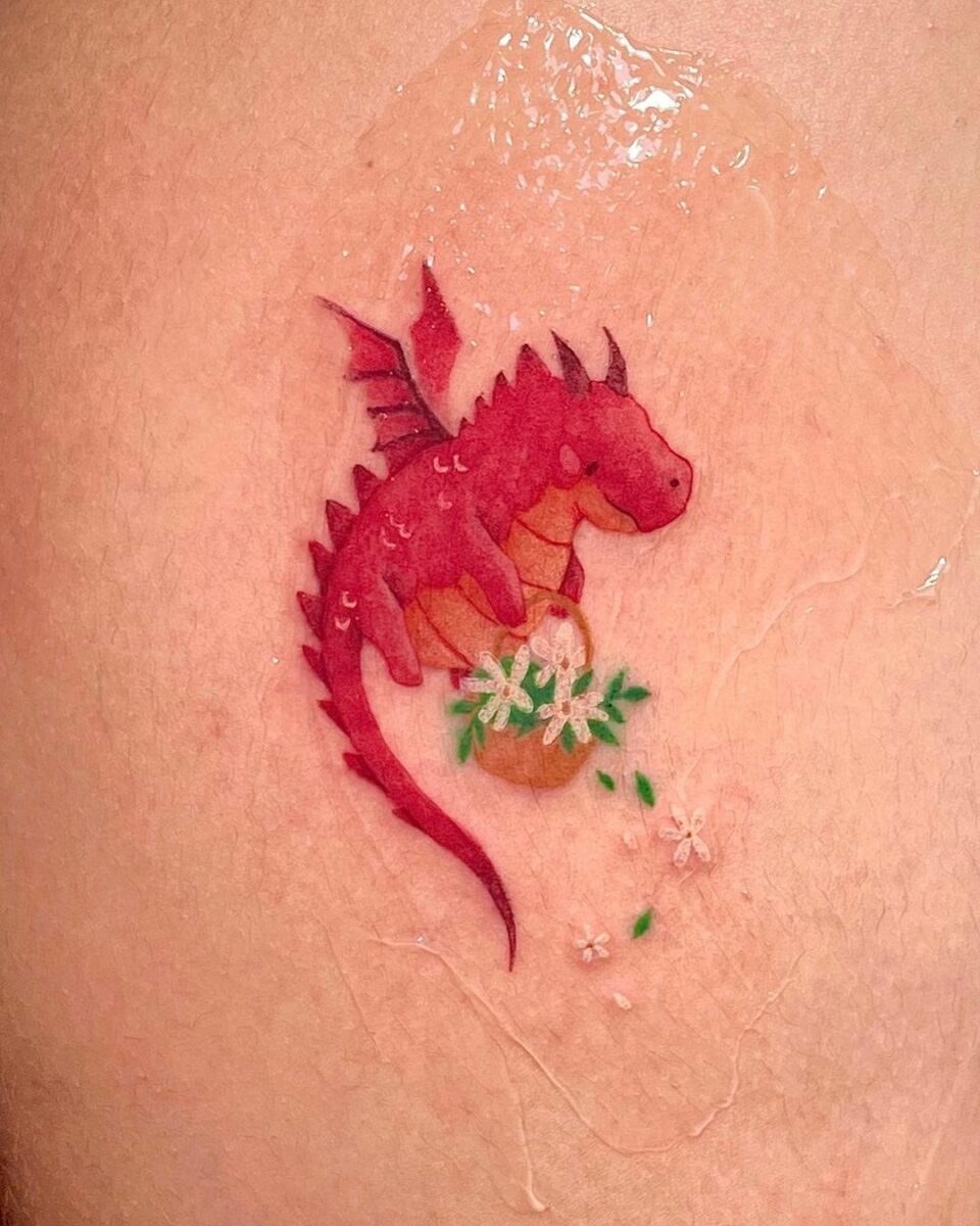 20 Epic Red Dragon Tattoo Ideas You’ll Be Obsessed With