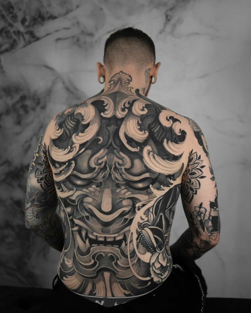 20 Powerful Oni Tattoo Designs To Unleash Your Inner Demon